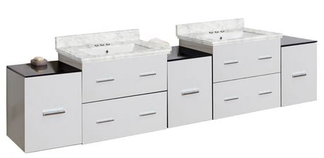 Click here for American Imaginations 88.5-In. W Vanity Set White... prices