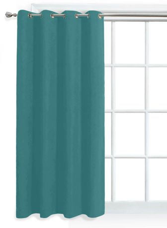 MAINSTAYS Faux Suede Light Blue Window Panel | Walmart Canada