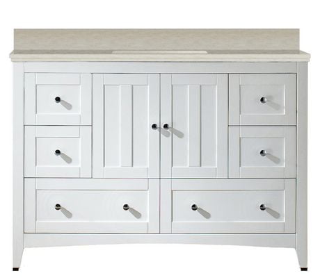 Click here for American Imaginations 47.6-In. W Vanity Set White... prices