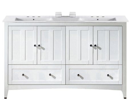 Click here for American Imaginations 59-In. W Vanity Set White Wh... prices