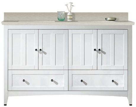 Click here for American Imaginations 59-In. W Vanity Set White Wh... prices