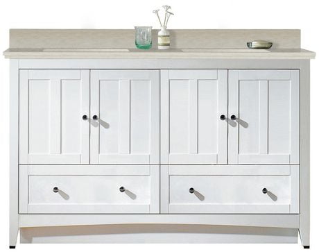 Click here for American Imaginations 59-In. W Vanity Set White Wh... prices