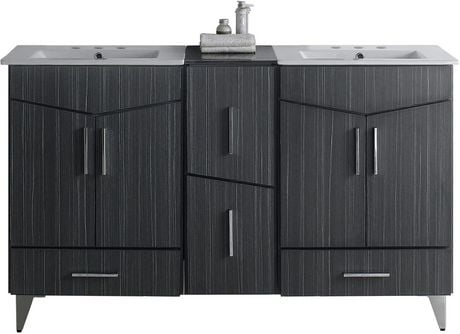 Click here for American Imaginations 61.5-In. W Vanity Set Grey G... prices
