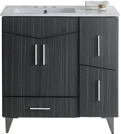 Click here for American Imaginations 35.5-In. W Vanity Set Grey G... prices