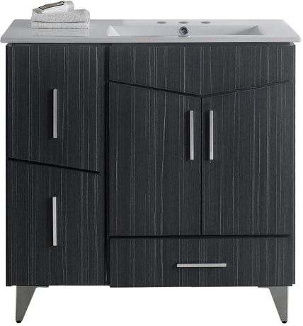 Click here for American Imaginations 35.5-In. W Vanity Set Grey G... prices