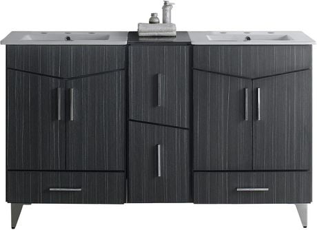 Click here for American Imaginations 61.5-In. W Vanity Set Grey G... prices