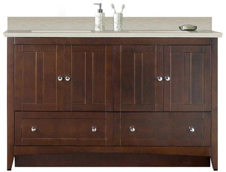 Click here for American Imaginations 59-In. W Vanity Set Walnut W... prices