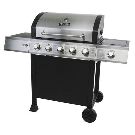 Click here for Dyna-Glo 5 Burner Lp Gas Grill Open Cart Black/Sta... prices