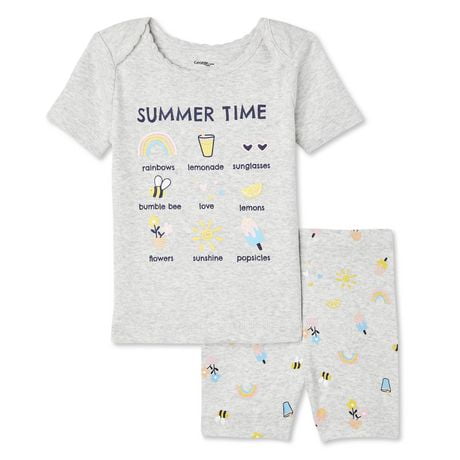 Click here for George Baby Girls Cotton Short Pajamas 2-Piece Set... prices