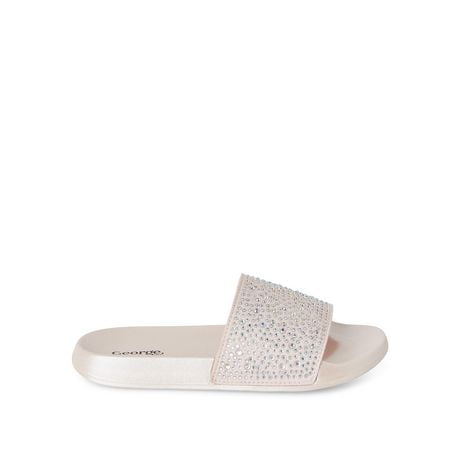Click here for George Womens Glitzy Slides Pink 9-10 prices