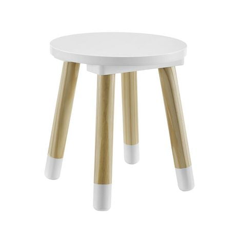 Mainstays Kids Round Stool White | Walmart Canada
