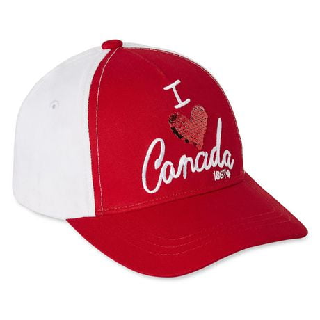 Click here for George Girls Two-Way Sequin Baseball Cap Red One S... prices