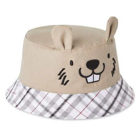 Click here for Canadiana Toddlers Unisex Animal Bucket Hat Tan 4T... prices