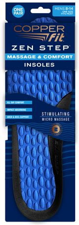 Copper Fit Zen Step Insoles Men - Walmart.ca