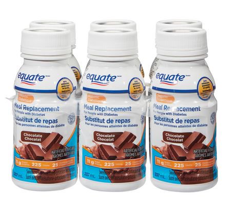 Equate Chocolate Diabetic Meal Replacement | Walmart Canada