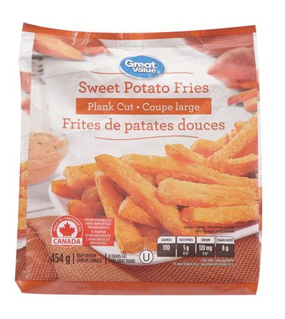 Great Value Sweet Potato Fries Plank Cut - Walmart.ca
