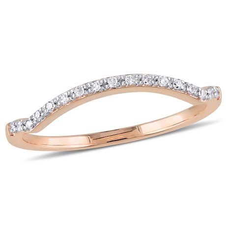 Click here for Miabella Diamond-Accent 10 K Rose Gold Contour Sem... prices