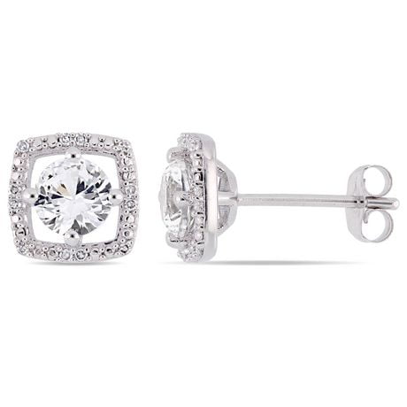 Click here for Miabella 1-1/3 Carat T. G.W. Created White Sapphir... prices