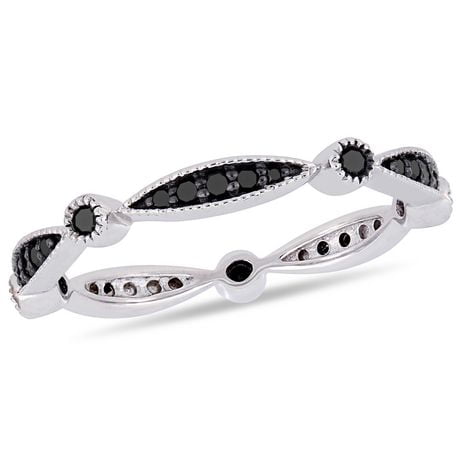 Click here for Asteria 1/4 Carat T. W. Black Diamond 10 K White G... prices