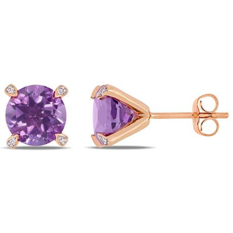 Click here for Tangelo 3 Carat T. G.W. Amethyst And Diamond-Accen... prices