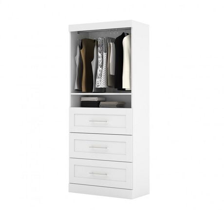 Click here for Pur By Bestar 36 Storage Unit With 3-Drawer Set Wh... prices