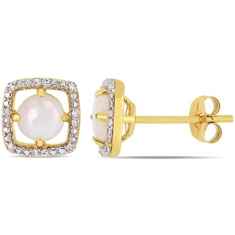 Click here for Tangelo 5/8 Carat T. G.W. Opal And Diamond-Accent... prices