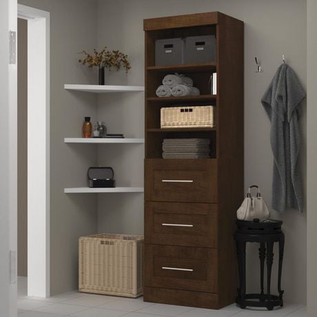 Click here for Pur By Bestar 25 Storage Unit With 3-Drawer Set Ch... prices