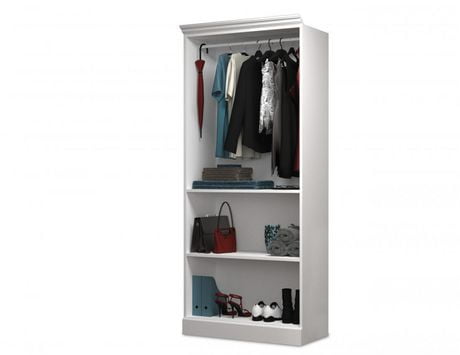 Click here for Versatile By Bestar 36 Closet Storage Shell White... prices