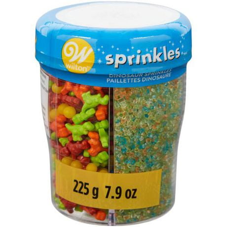 Wilton 3-Cell Dinosaur-Shaped Sprinkles Mix, 7.93 oz. | Walmart Canada