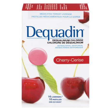 Dequadin Dequalinium Chloride Antibacterial-Antifungal Cherry Medicated ...