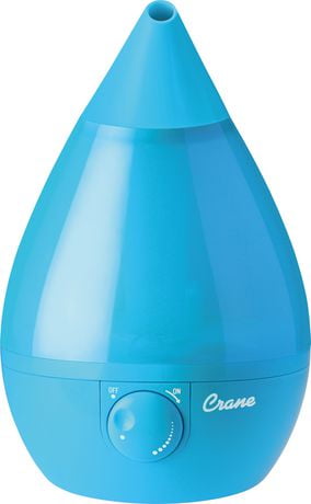Crane - Ultrasonic Cool Mist Humidifier - Drop Shape (Gray) | Walmart ...