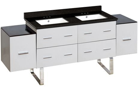 Click here for American Imaginations 74.5-In. W Vanity Set White... prices