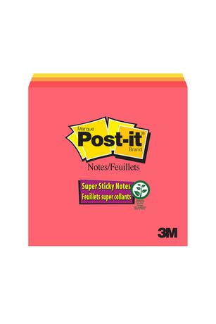 POST - IT Post-it Super Stick Notes 3x3 | Walmart Canada