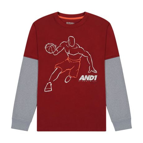 AND1 Boys Driver Long Sleeve Graphic Tee - Walmart.ca