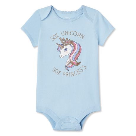 Click here for George Baby Girls Graphic Bodysuit Blue 6-12 Month... prices