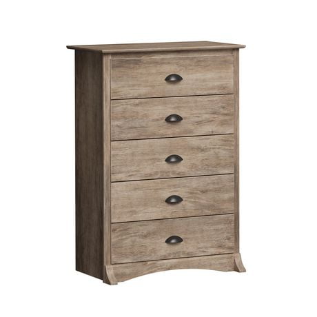 Click here for Prepac Drifted Gray Salt Spring 5-Drawer Chest Gre... prices