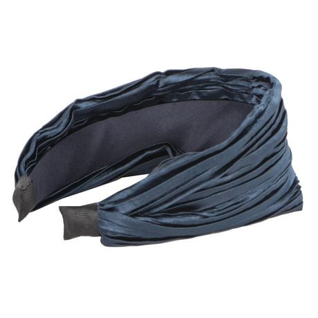Click here for Scrunci Pleated Headband Navy prices