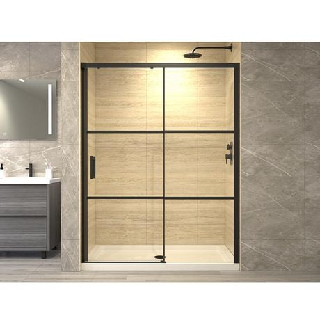 A&E Bath and Shower ATLAS-60-BLK Shower Kit - Walmart.ca