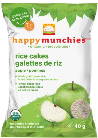 Happy Family Happy Munchies Apple Organic Rice Cake 40 G - Walmart.ca