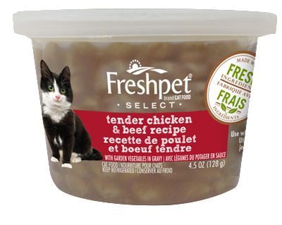 Freshpet Select Tender Chicken And Beef Recipe with Garden Vegetables ...