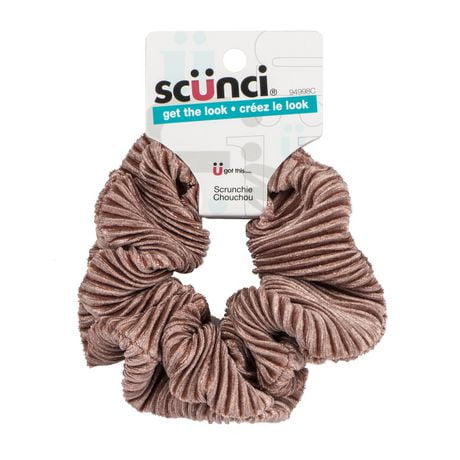 Click here for Scunci Corduroy Scrunchie Pink prices