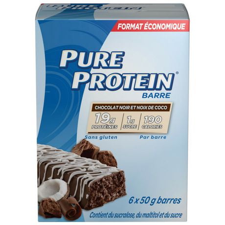 Pure Protein Dark Chocolate Coconut 6x50G Value Pack | Walmart Canada
