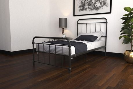Click here for Dorel Wallace Metal Bed Black Twin prices