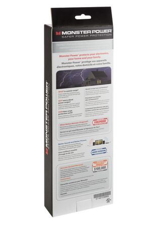 Monster Core Power™ 600 Av Surge Protectors - 6 Outlets | Walmart Canada
