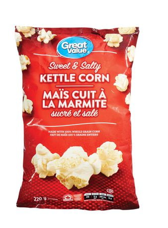 Great Value Sweet & Salty Kettle Corn | Walmart.ca