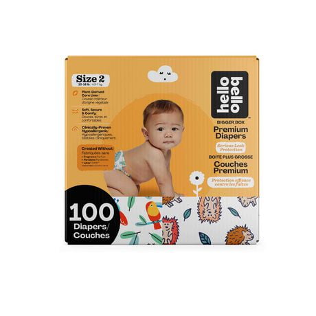 Hello Bello™ Diapers - Club Pack - Size N (0-10 lbs) - 96 ct., Ultra ...