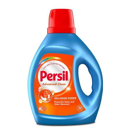 Persil Advanced Clean Oxi+Odor Power Liquid Laundry Detergent, 2.21L ...