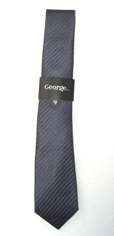 Click here for George Men S Textured Solid Skinny Black Tie Grey... prices