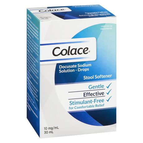 Colace Docusate Sodium Stool Softener Solution Drops | Walmart Canada