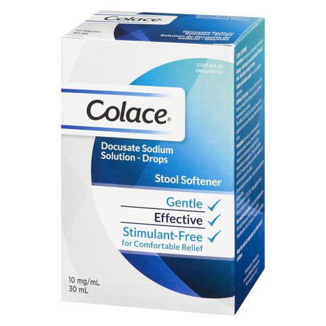 Colace Docusate Sodium Stool Softener Solution Drops | Walmart Canada